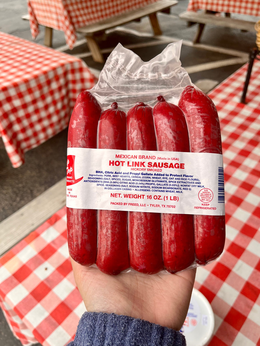 Tip Top Classic: Red Hot Links (3 Pound Package) – Tip Top Packing Co.